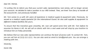 Job Change Announcement Letter and Its Sample | Template Creator