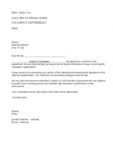 Cover Letter References | Template Creator